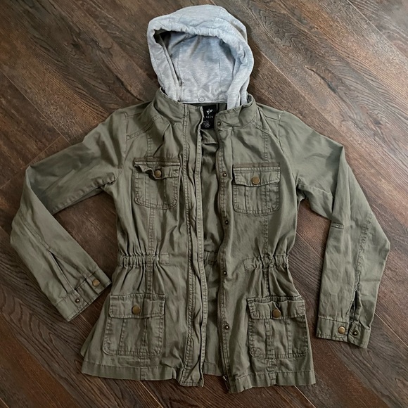 Full Tilt | Jackets & Coats | Full Tilt Army Green Utility Jacket ...